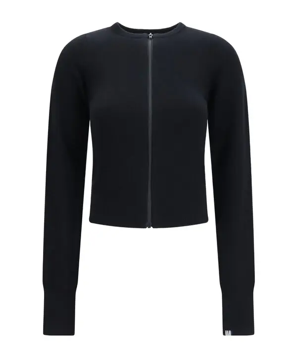 Extreme Cashmere N494 Fitted Zip Cardigan