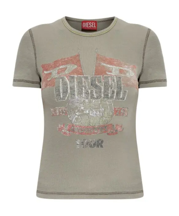 DIESEL® Short-sleeved T-shirt - Gray