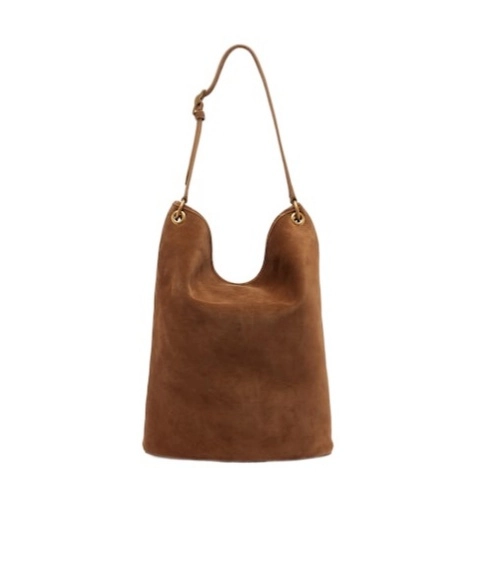 NILI LOTAN Minimalist Shoulder Bag - Brown