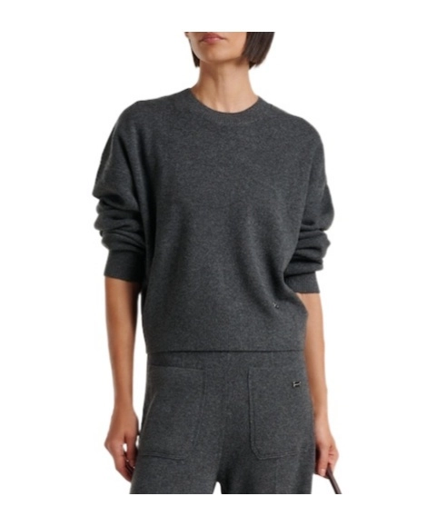 Victoria Beckham Solidcolor Crew Neck Sweater