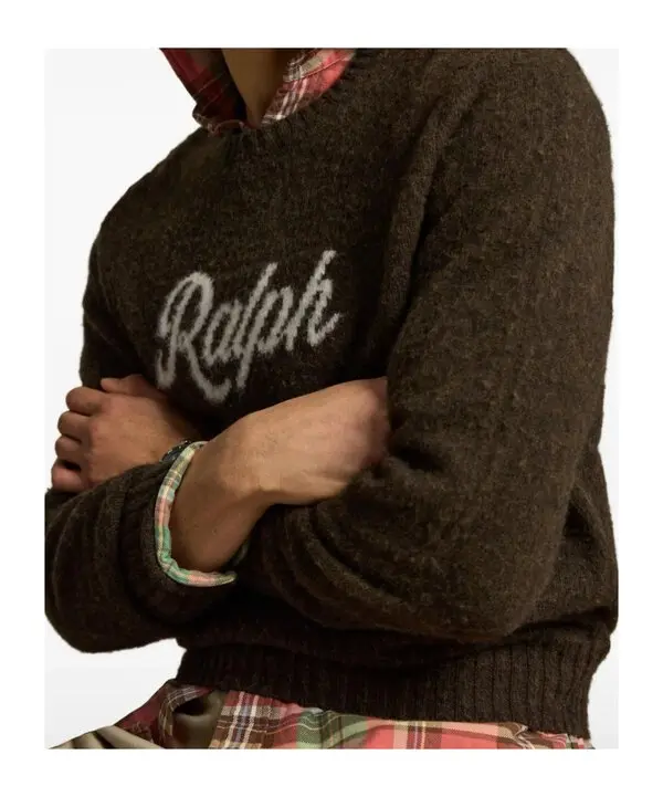 Polo Ralph Lauren Logo-intarsia Crew-neck Sweater