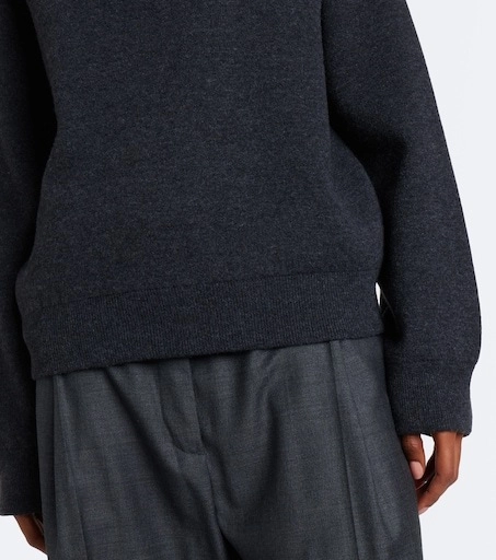 RÓHE Wool And Cashmere Half-zip Sweater