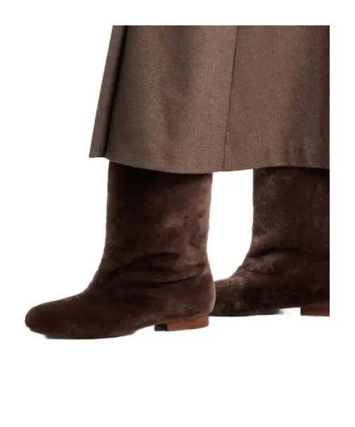 Gabriela Hearst Tina Shearling Mid-calf Boots