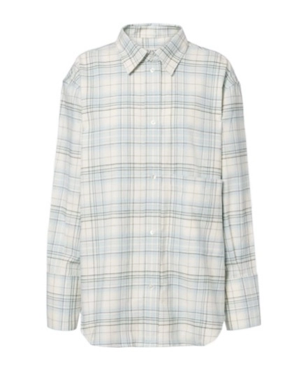 RÓHE Checked Cotton Shirt