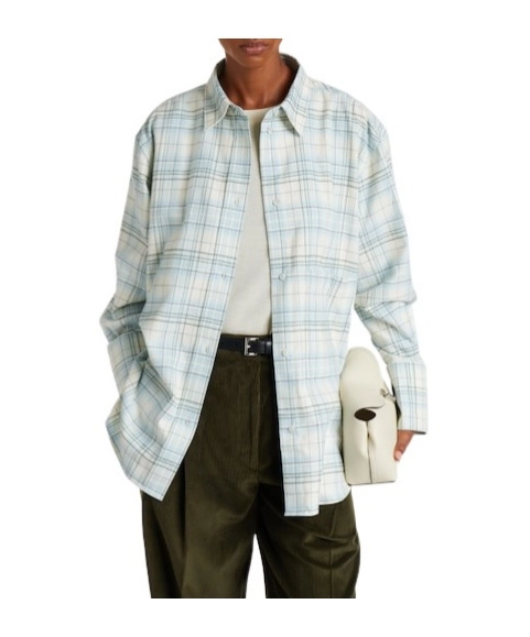 RÓHE Checked Cotton Shirt