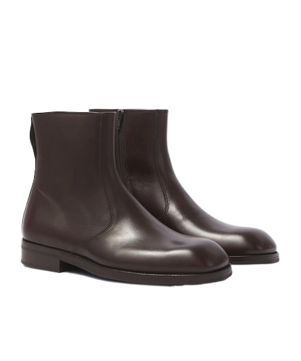 LEMAIRE Leather Ankle Boots