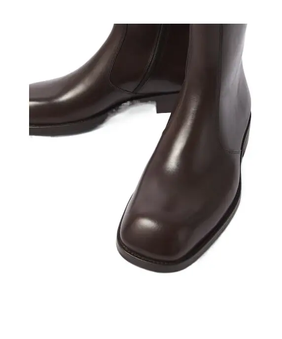 LEMAIRE Leather Ankle Boots