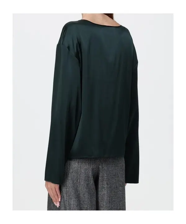 Emporio Armani Satin Long-sleeve Blouse