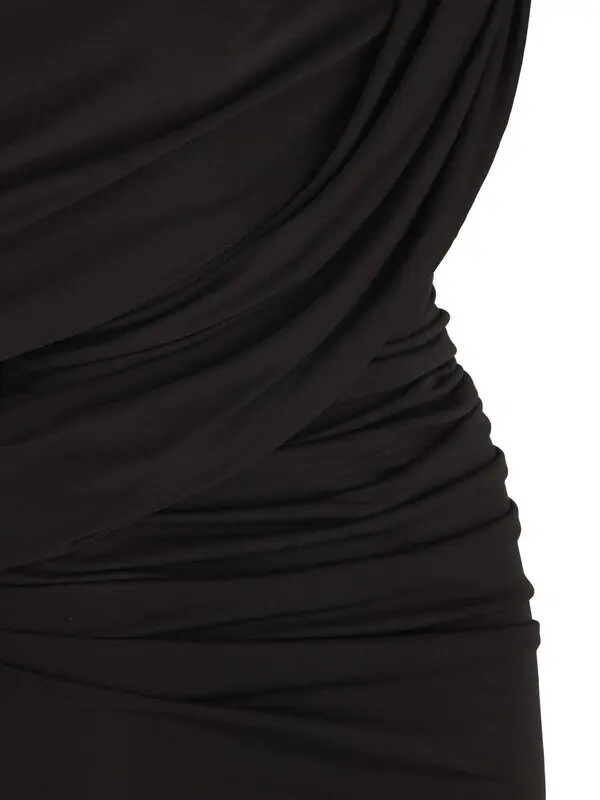 Balenciaga Midi-length Twist-front Draped Dress