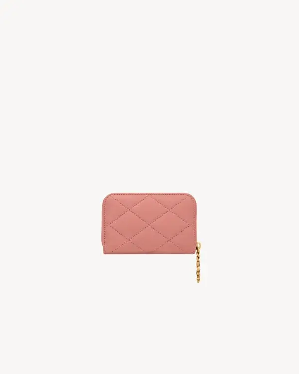 Saint Laurent Cassandre Bijou Change Purse In Lambskin