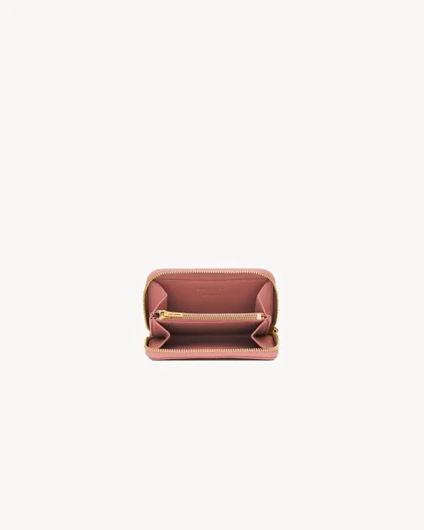 Saint Laurent Cassandre Bijou Change Purse In Lambskin