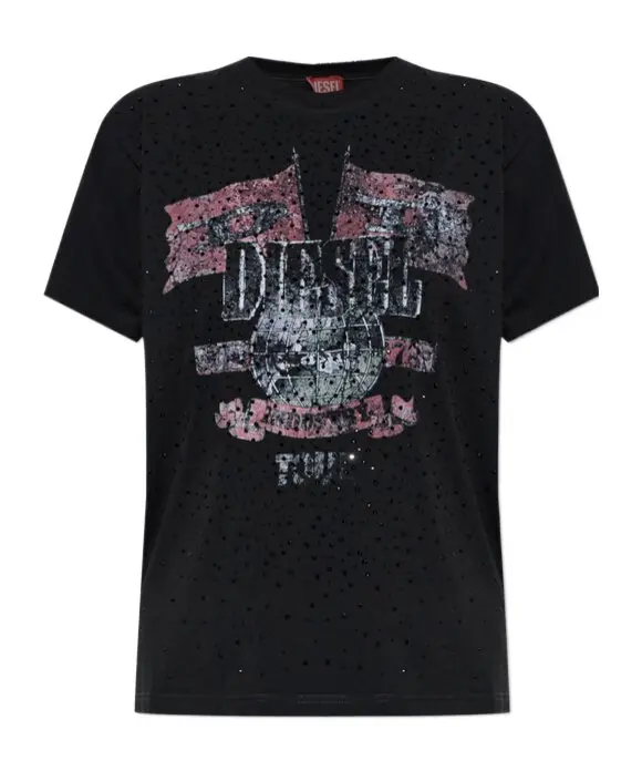 DIESEL® Short-sleeved Crew Neck T-shirt