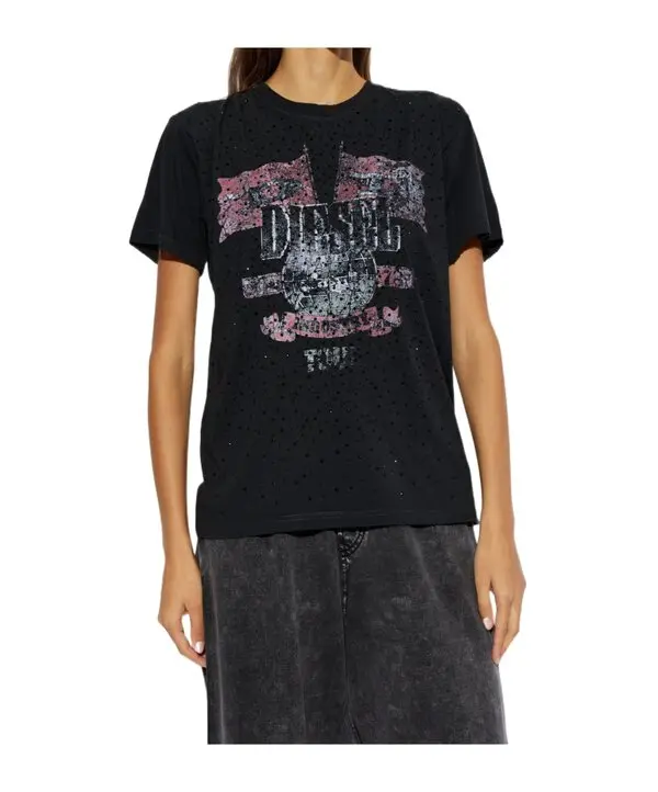 DIESEL® Short-sleeved Crew Neck T-shirt