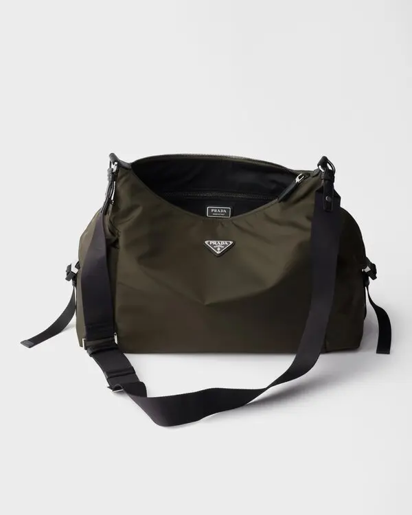 Prada Explore Re-nylon And Leather Bag - Forest