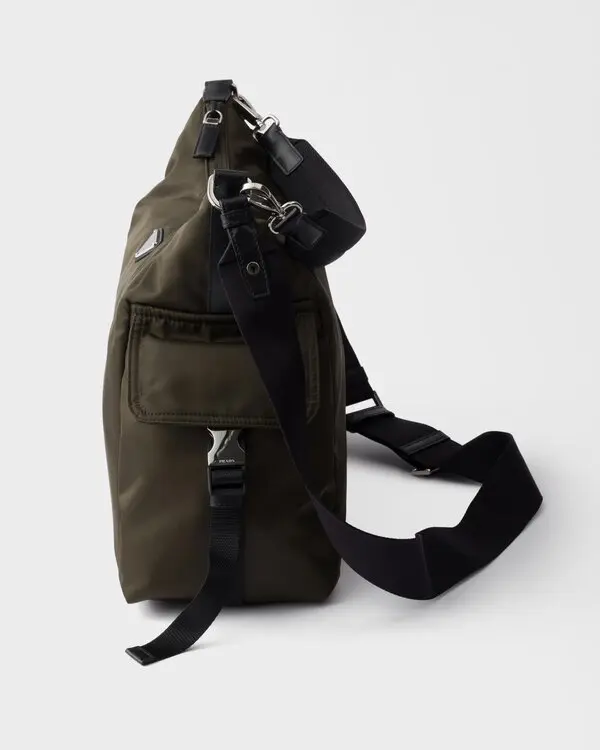 Prada Explore Re-nylon And Leather Bag - Forest