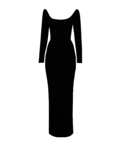 MUGLER Velvet Bustier Gown
