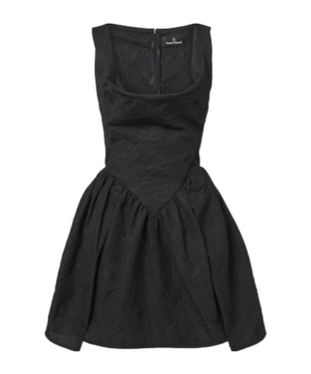 VIVIENNE WESTWOOD Sunday Floral Jacquard Minidress - Black