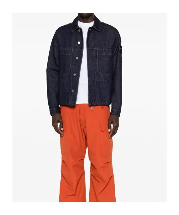 Stone Island Long-sleeve Denim Jacket