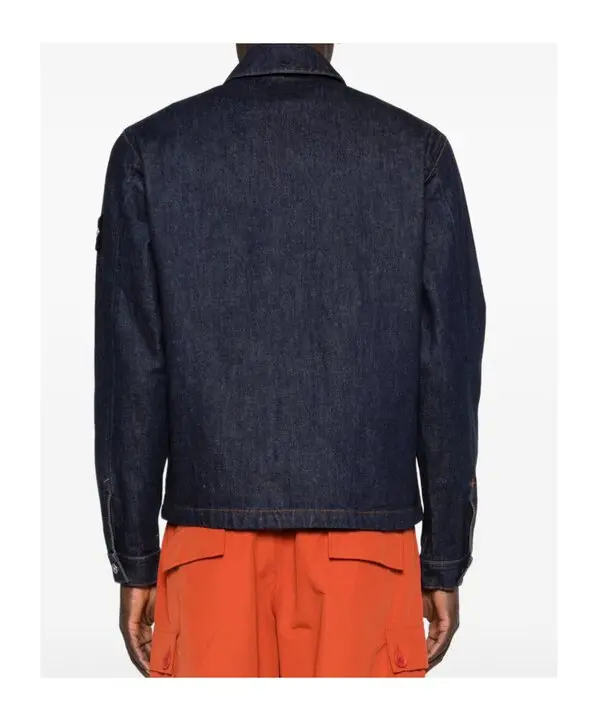Stone Island Long-sleeve Denim Jacket