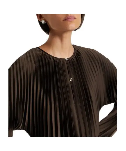 Vince Pleated Midi Dress