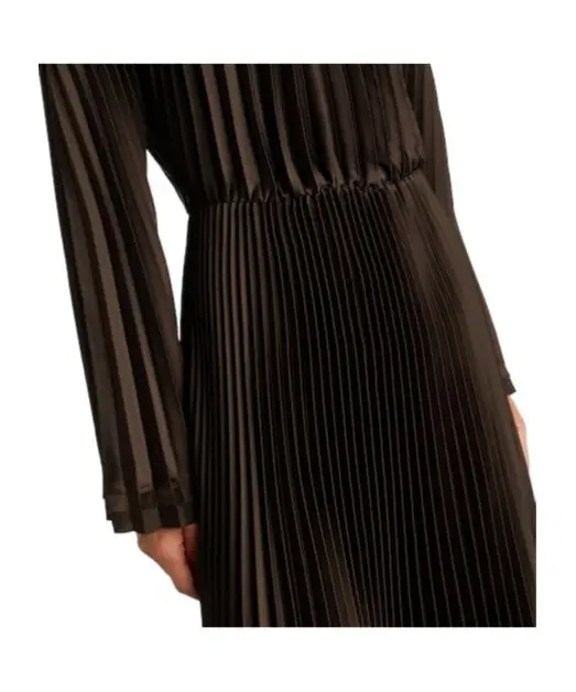 Vince Pleated Midi Dress