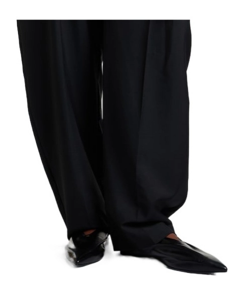 RÓHE Pleated Wool And Mohair Barrel-leg Pants