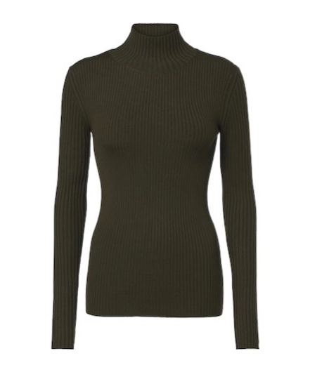 Victoria Beckham Ribbed-knit Wool-blend Sweater