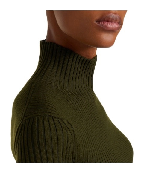 Victoria Beckham Ribbed-knit Wool-blend Sweater
