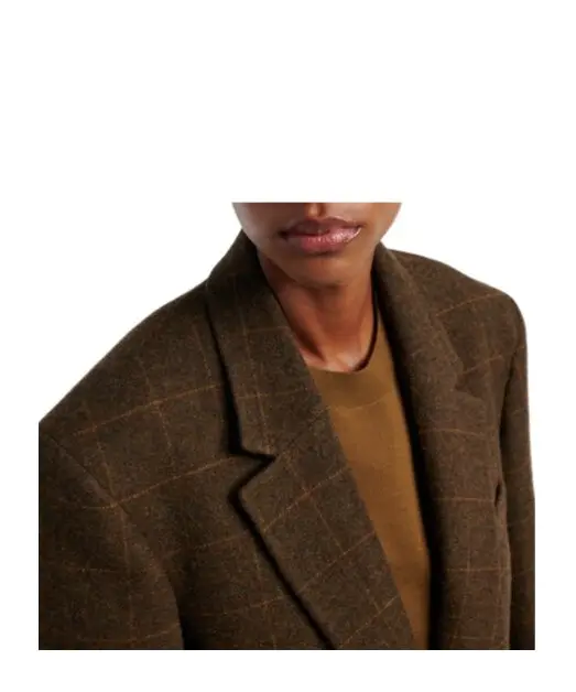 RÓHE Checked Oversized Wool Blazer