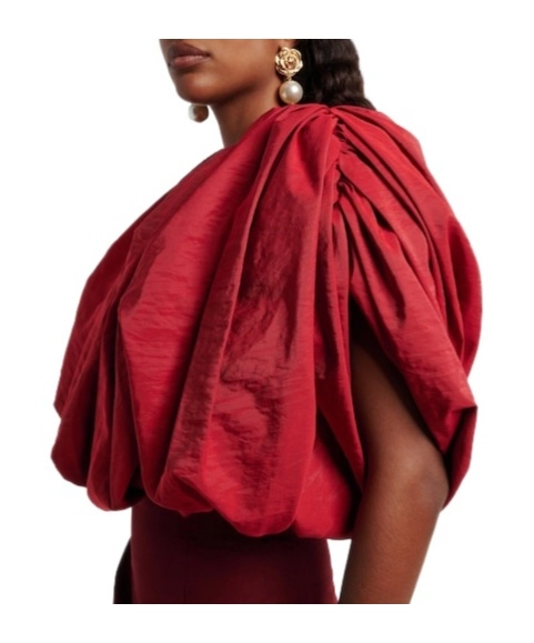 Magda Butrym Draped Silk-blend Minidress