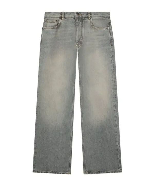 Off-White Half Arrow Slim Relaxed Jeans - Sun Faded Grey