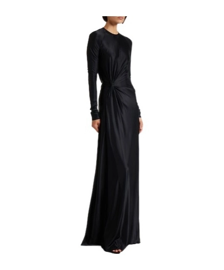 Victoria Beckham Florence Gathered Jersey Gown