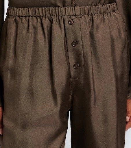 RÓHE Silk Wide-leg Pants