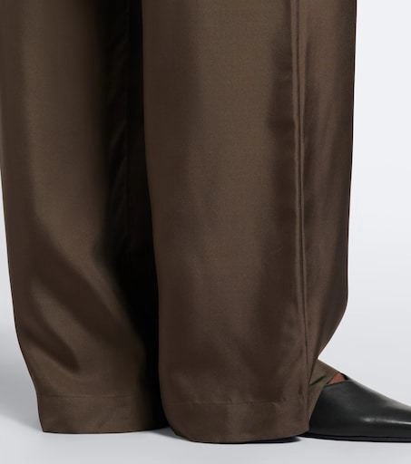 RÓHE Silk Wide-leg Pants