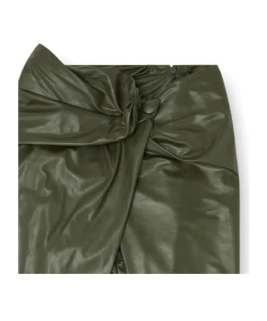 DIESEL® Draped Pencil Skirt With Split