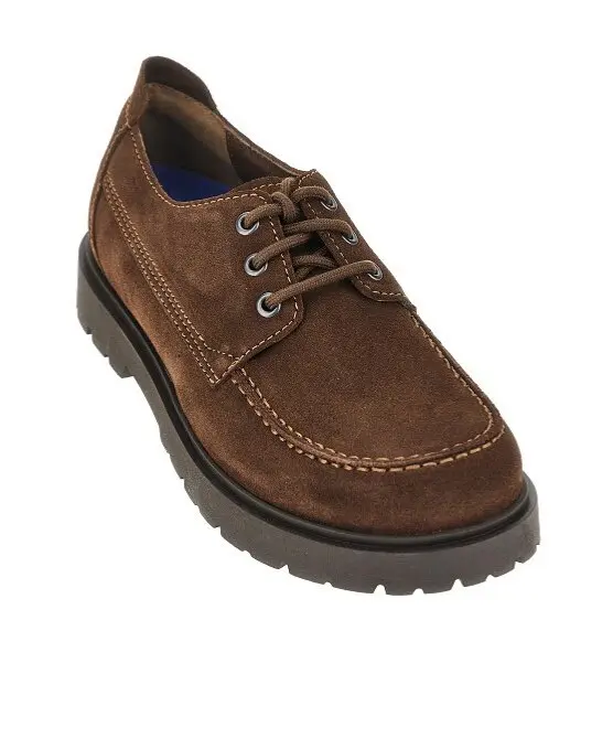 BIRKENSTOCK Suede Lug-sole Lace-up Shoes - Brown