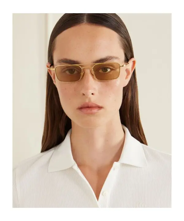 Gucci Geometric-frame Sunglasses
