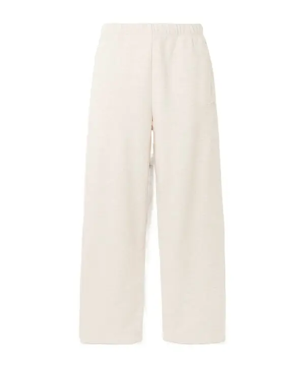 SKIMS Classic Cotton-blend Jersey Straight-leg Pants