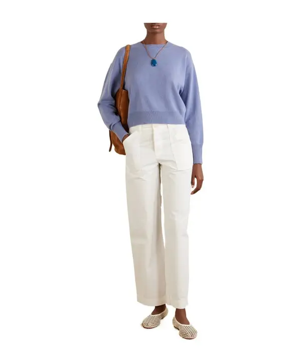 Le Kasha Cropped Cashmere Sweater