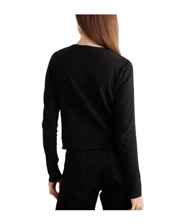 JAMES PERSE Cotton-jersey Henley Top