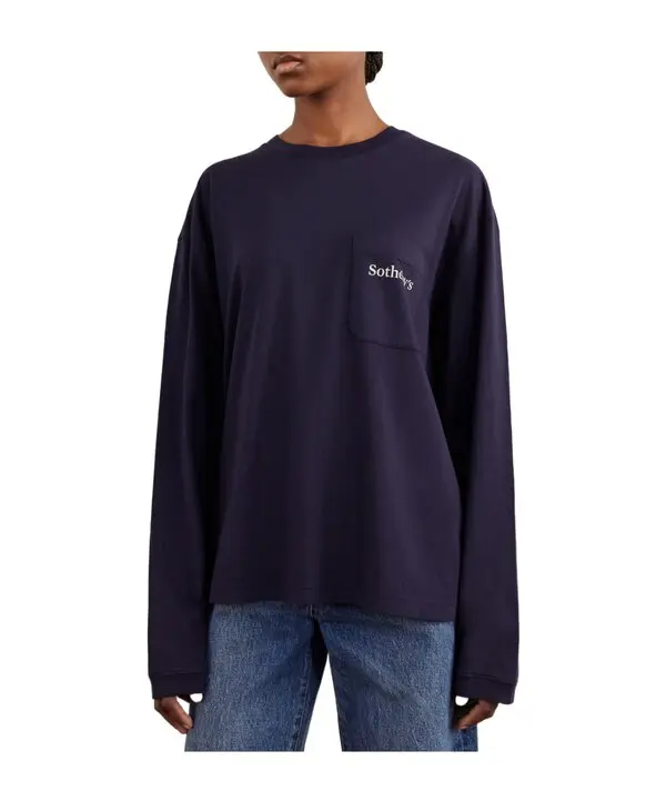 FRAME Logo-embroidered Cotton-jersey Sweatshirt