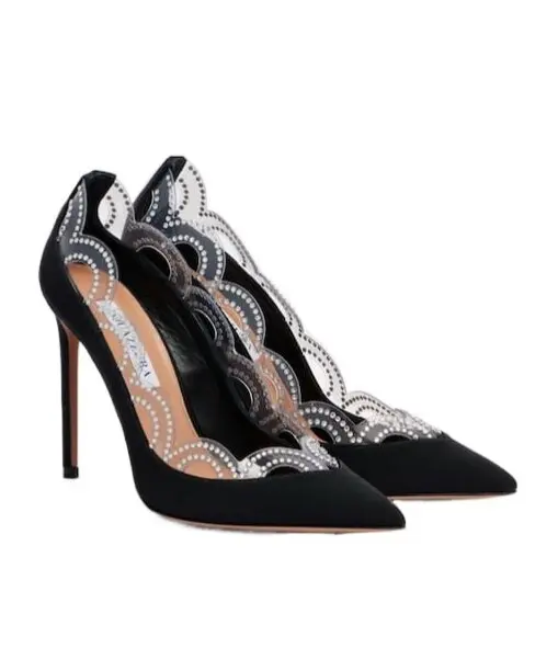 AQUAZZURA Embellished Pumps