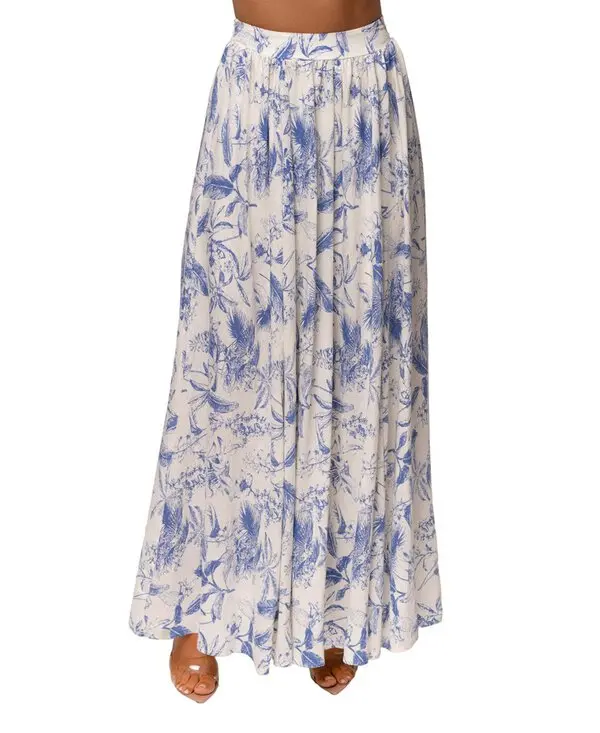 JLUXLABEL Abstract Blooming Garden Skirt Set