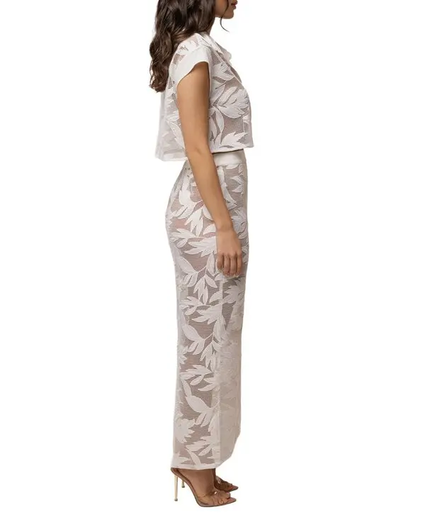 JLUXLABEL Bali Nights Embroidered Cropped Top