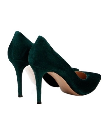 GIANVITO ROSSI Solid Suede Pumps