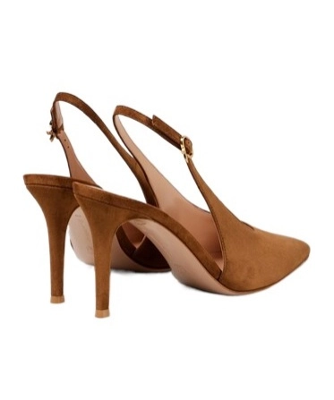 GIANVITO ROSSI Suede Slingback Pumps