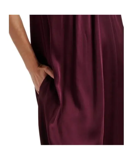 Stella McCartney Embellished Halterneck Satin Jumpsuit