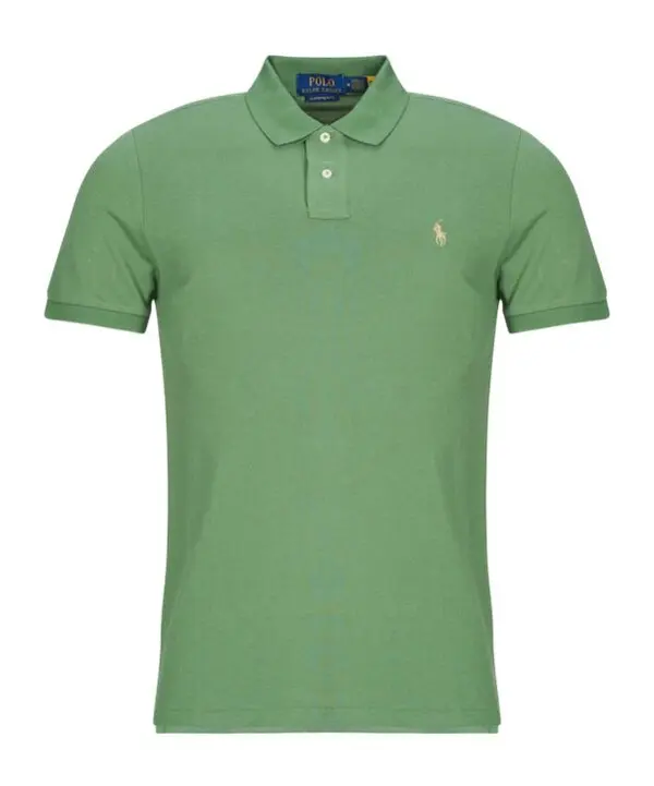 Polo Ralph Lauren Logo-embroidered Straight Hem Polo Shirt - Green
