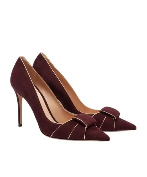GIANVITO ROSSI Suede Pumps