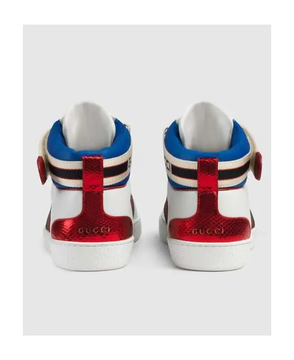 Gucci Stripe Ace High-top Sneakers